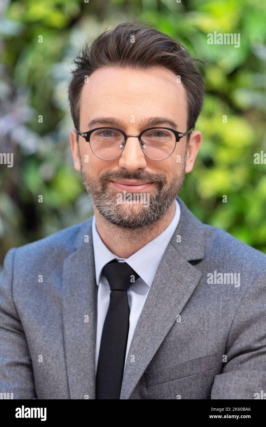 Portrait of Renaissance spokesperson Loic Signor after a press ...