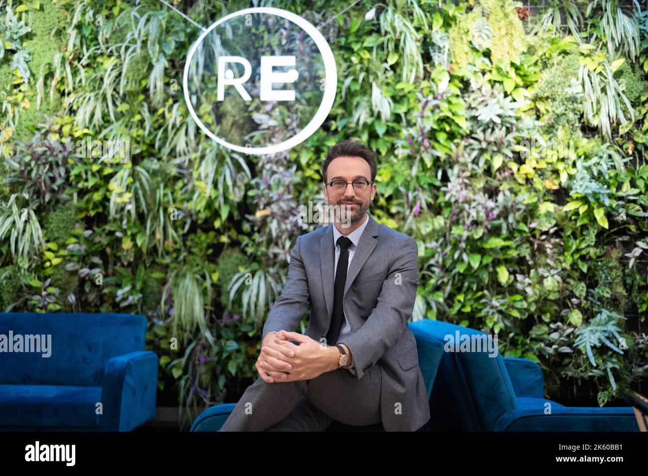Portrait of Renaissance spokesperson Loic Signor after a press ...