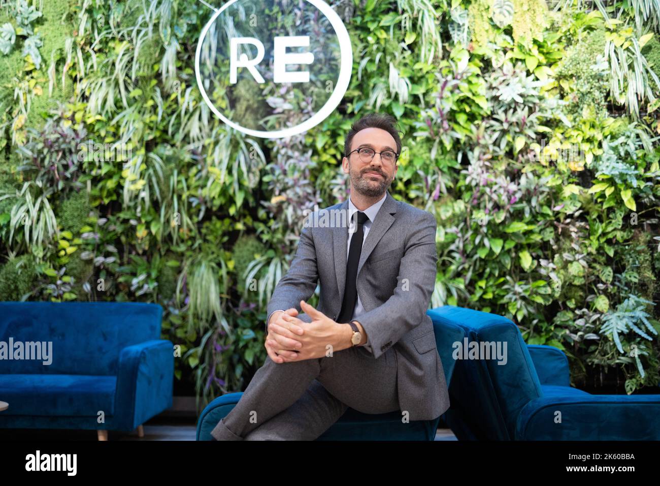 Portrait of Renaissance spokesperson Loic Signor after a press ...