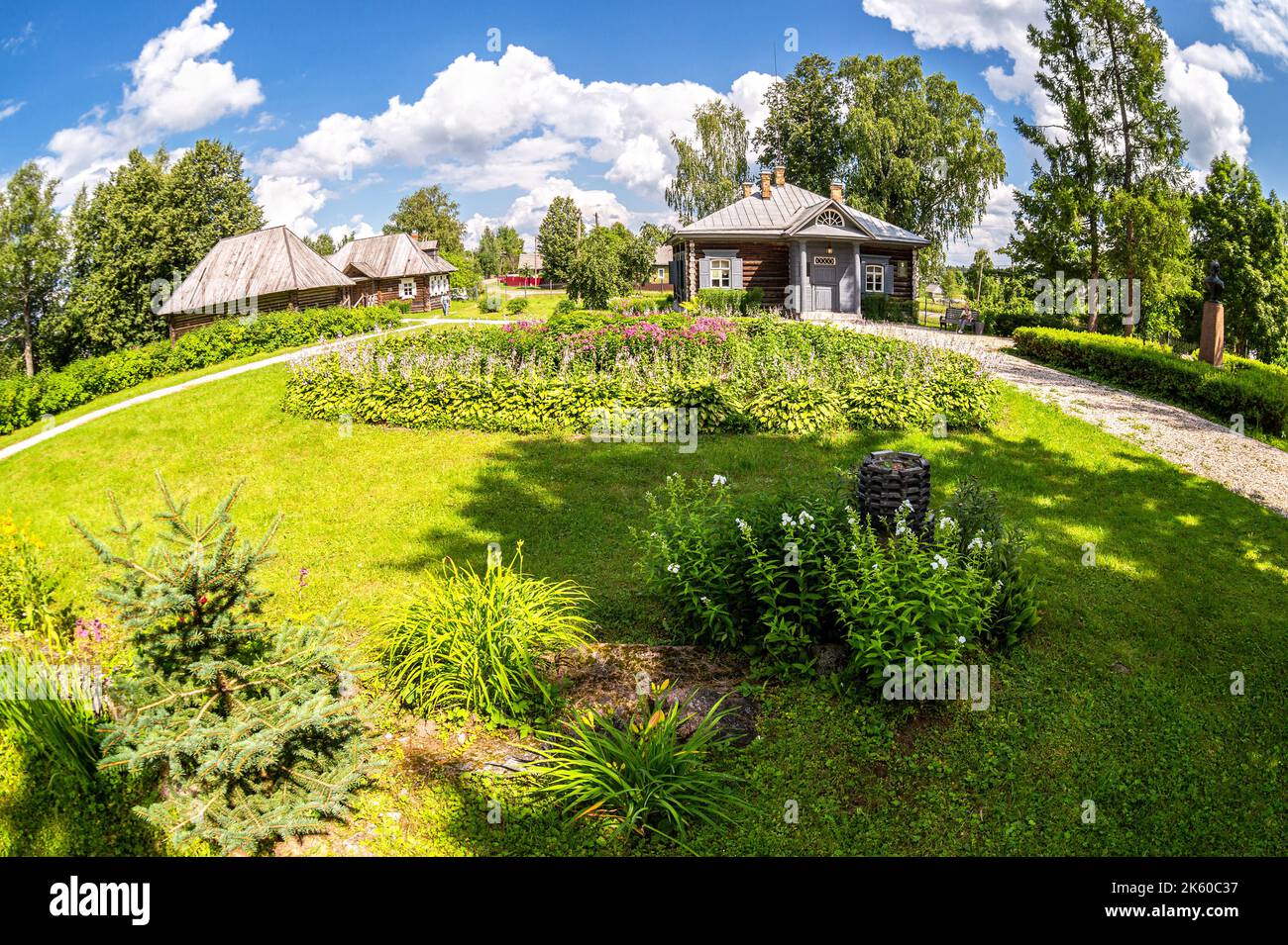 Konchansko-Suvorovskoe, Russia - July 26, 2022: Museum homestead of ...