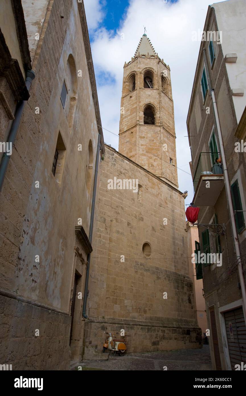 San francesco church alghero sardinia hi-res stock photography and ...