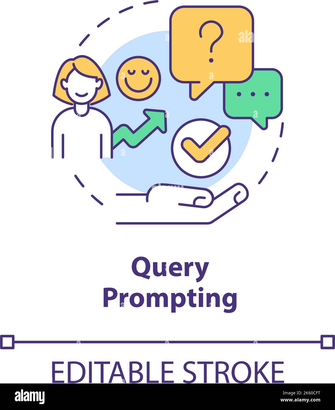 Query prompting concept icon Stock Vector Image & Art - Alamy