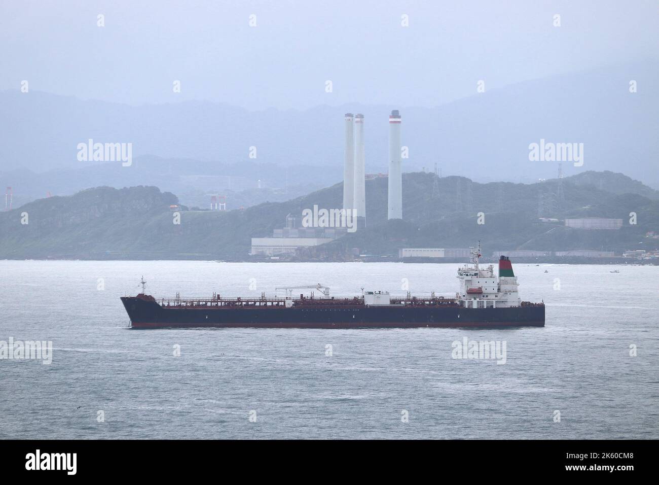 Power plant in Taiwan. Oil powered Hsieh-ho Power Plant (also known as ...