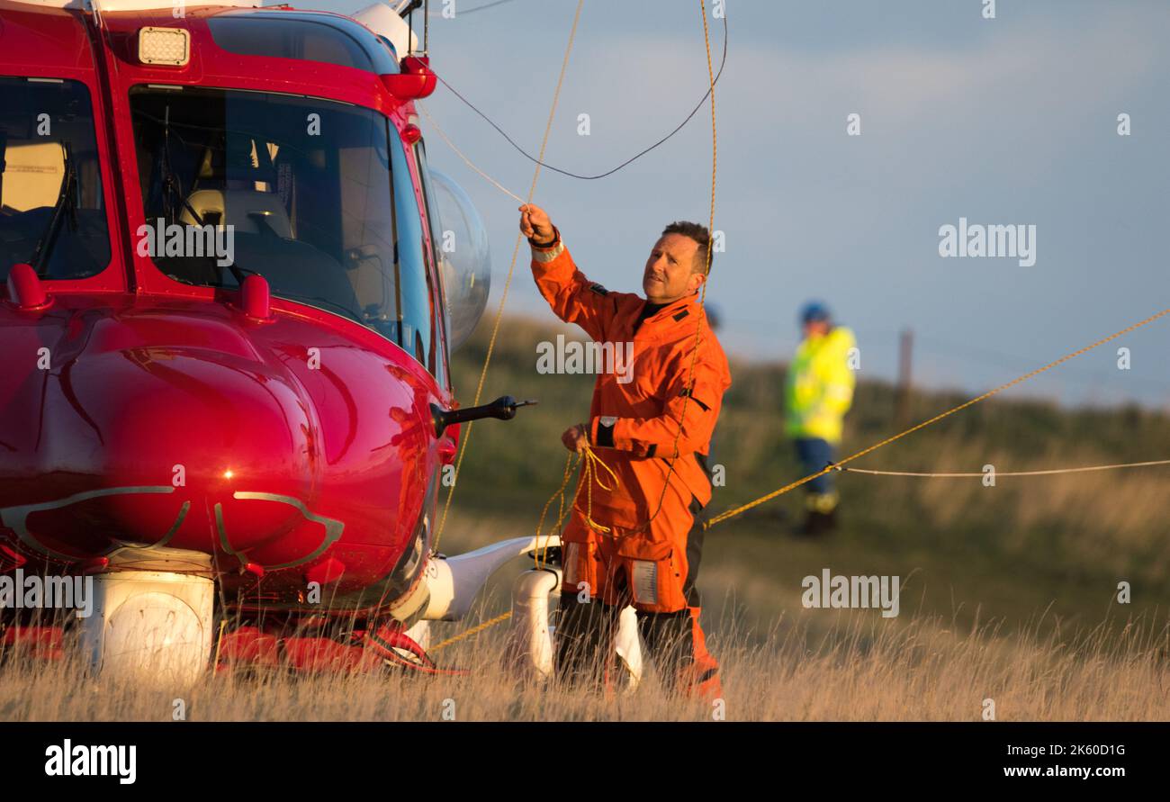 Coastguard Helicopter grounded following windscreen damage during cliff ...