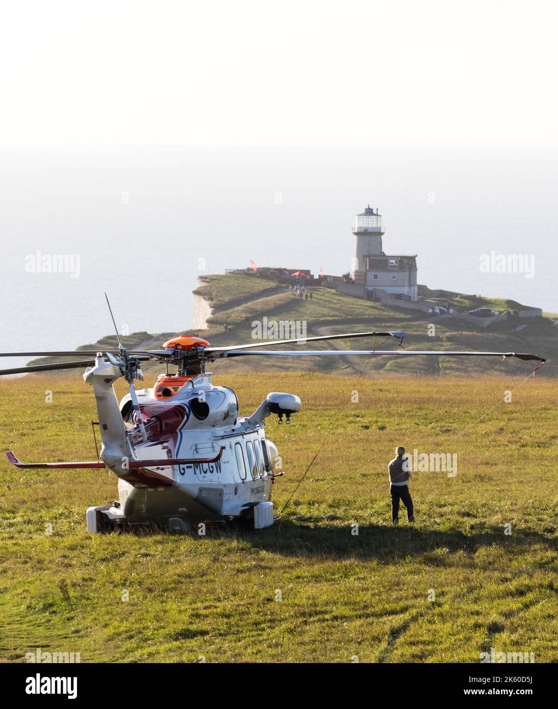 Coastguard Helicopter grounded following windscreen damage during cliff ...