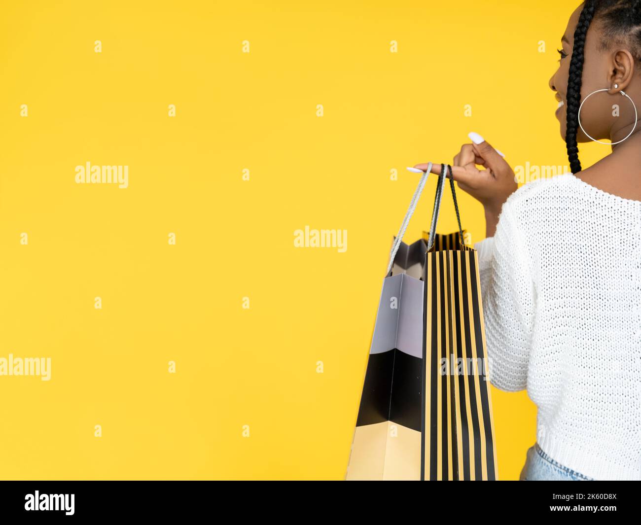 Woman shopping store bags hi-res stock photography and images - Alamy