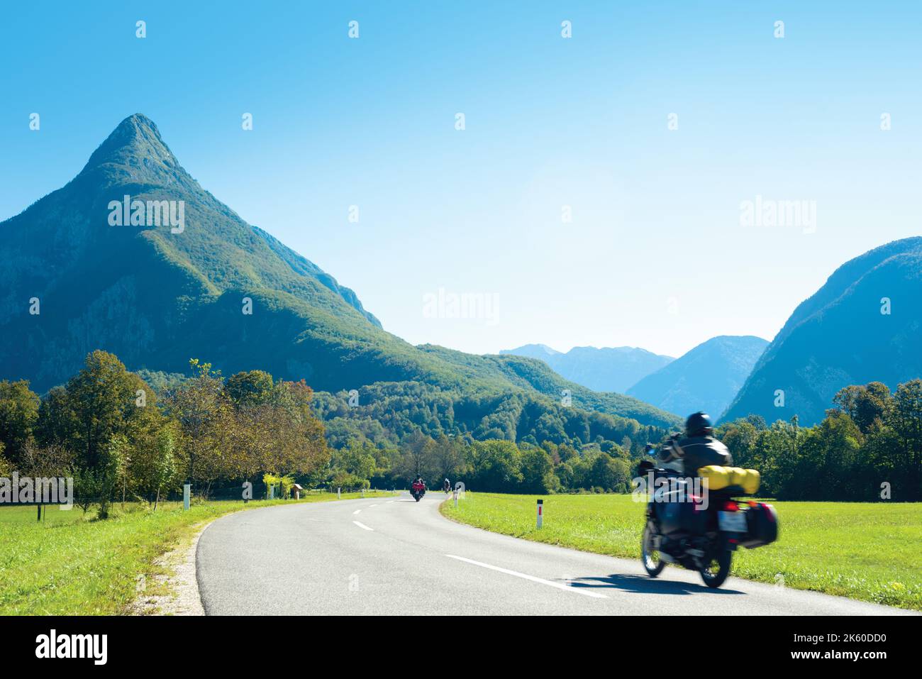 Motorcycle in the mountains hi-res stock photography and images - Alamy