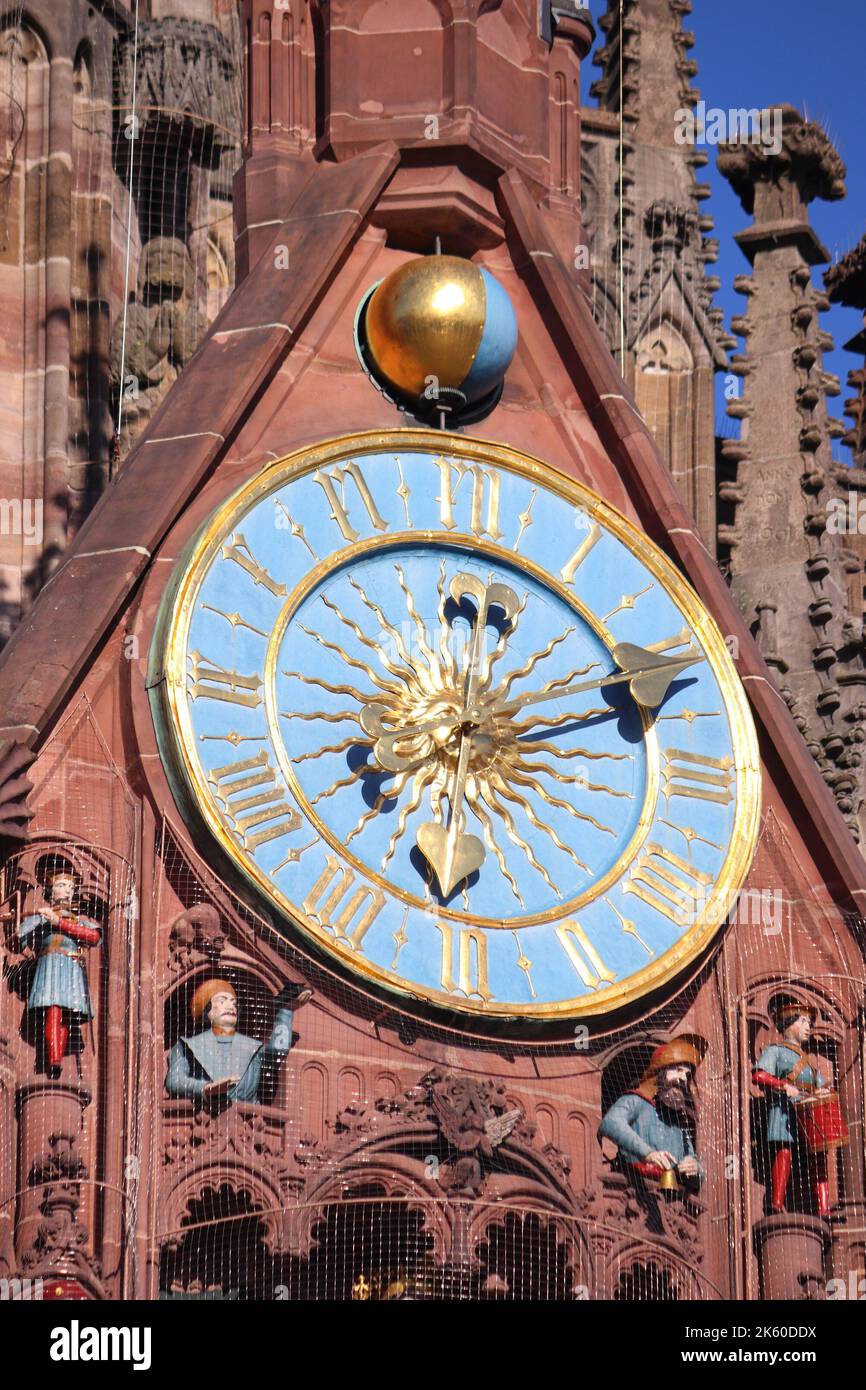 Frauenkirche in Nuremberg city, Germany. Frauenkirche (Church of Our ...