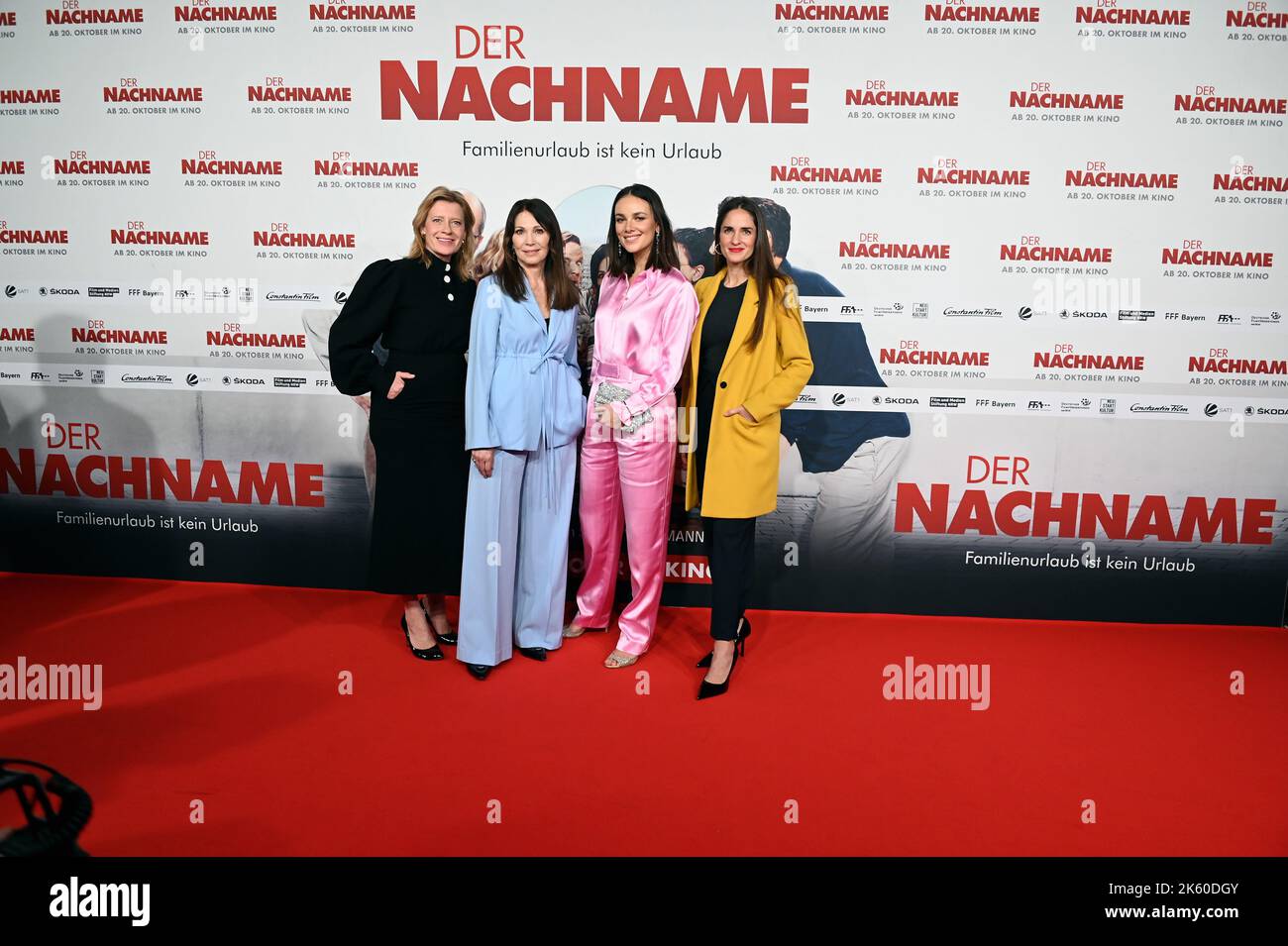 Cologne, Germany. 09th Oct, 2022. Actors Caroline Peters, Iris Berben ...