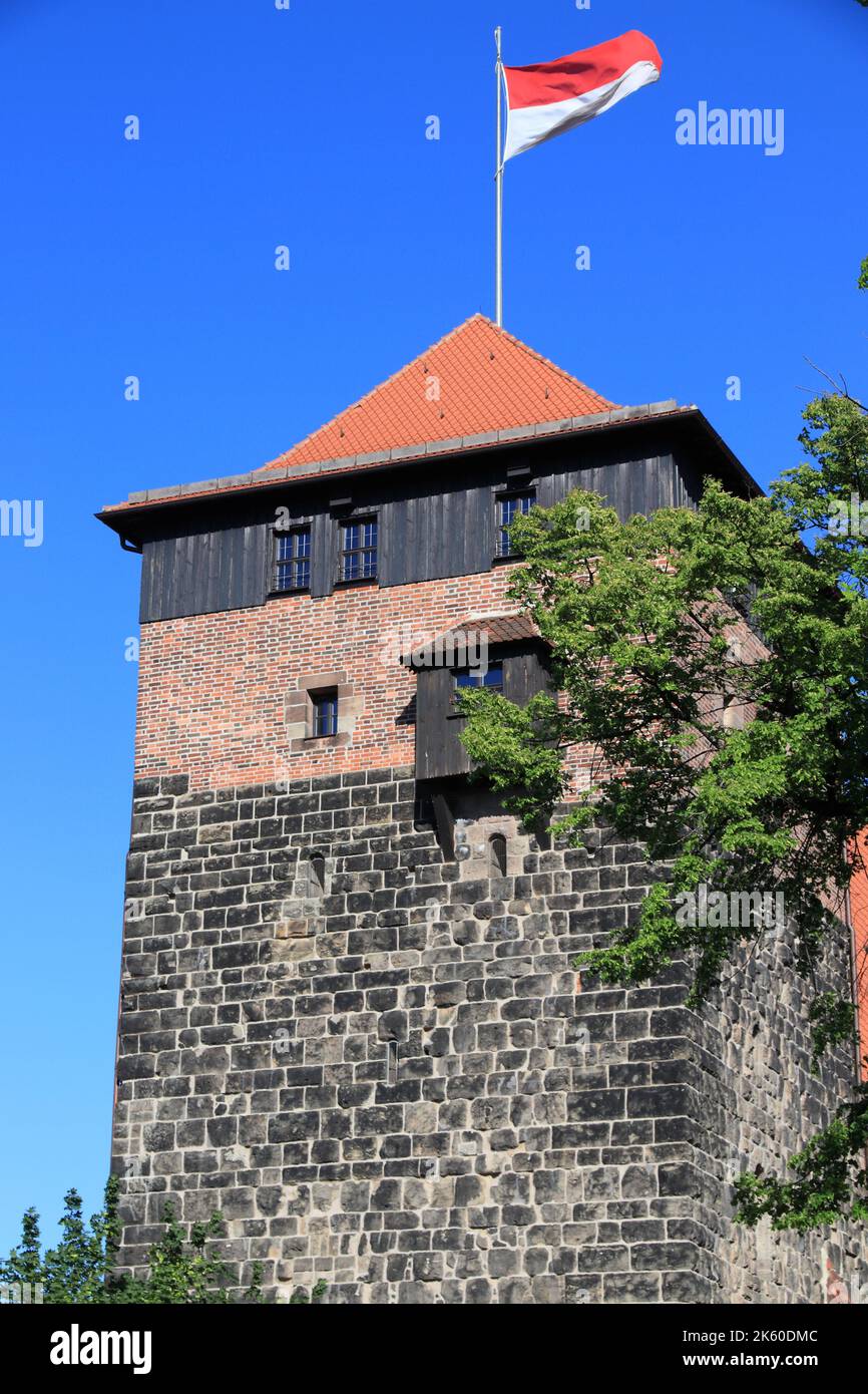 Nuremberg Castle. Landmark in Germany. Medieval fortress in Bavaria ...