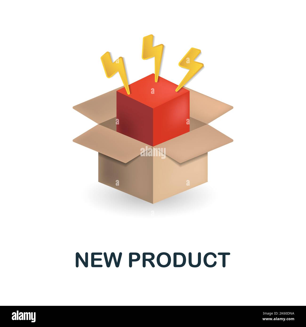 New Product icon. 3d illustration from online store collection ...