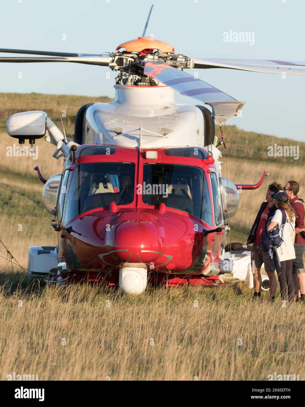 Coastguard Helicopter grounded following windscreen damage during cliff ...