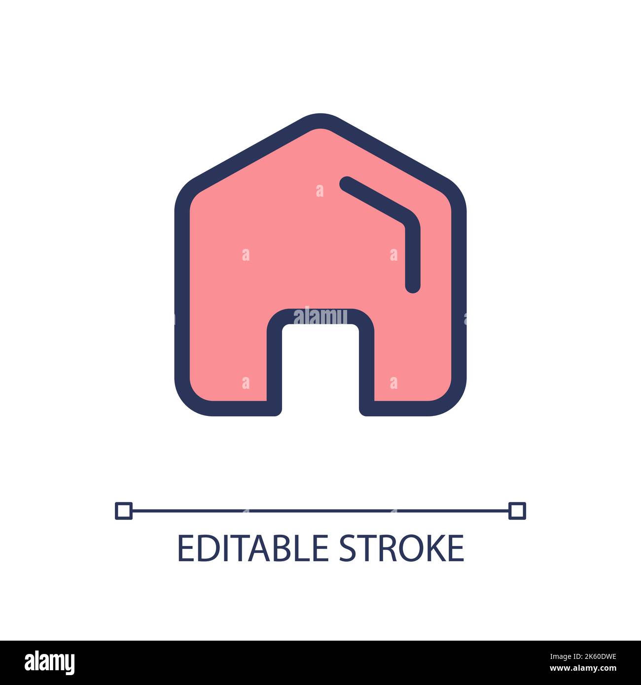 Home pixel perfect RGB color ui icon Stock Vector Image & Art - Alamy