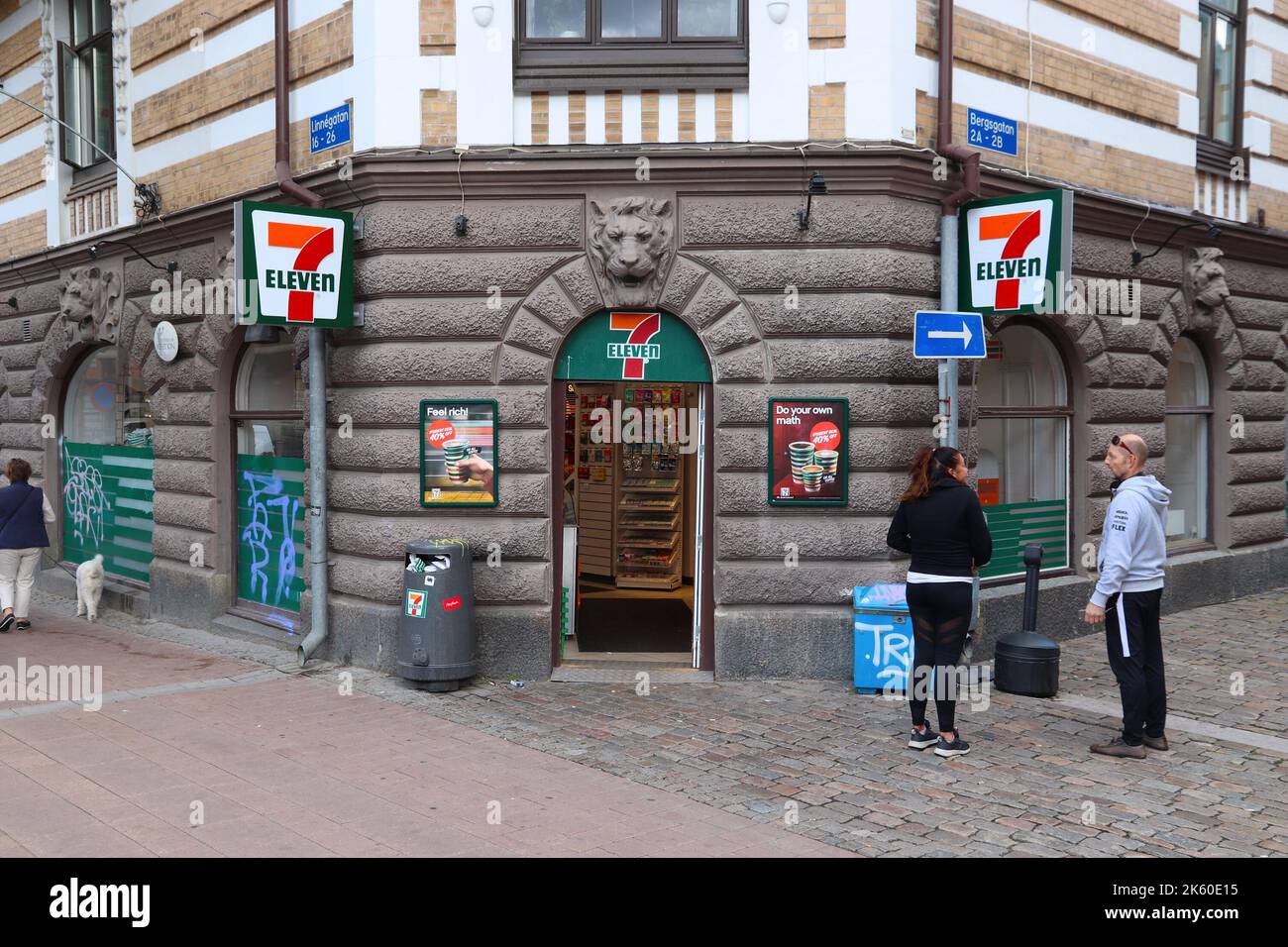 GOTHENBURG, SWEDEN - AUGUST 26, 2018: 7-Eleven convenience store in ...
