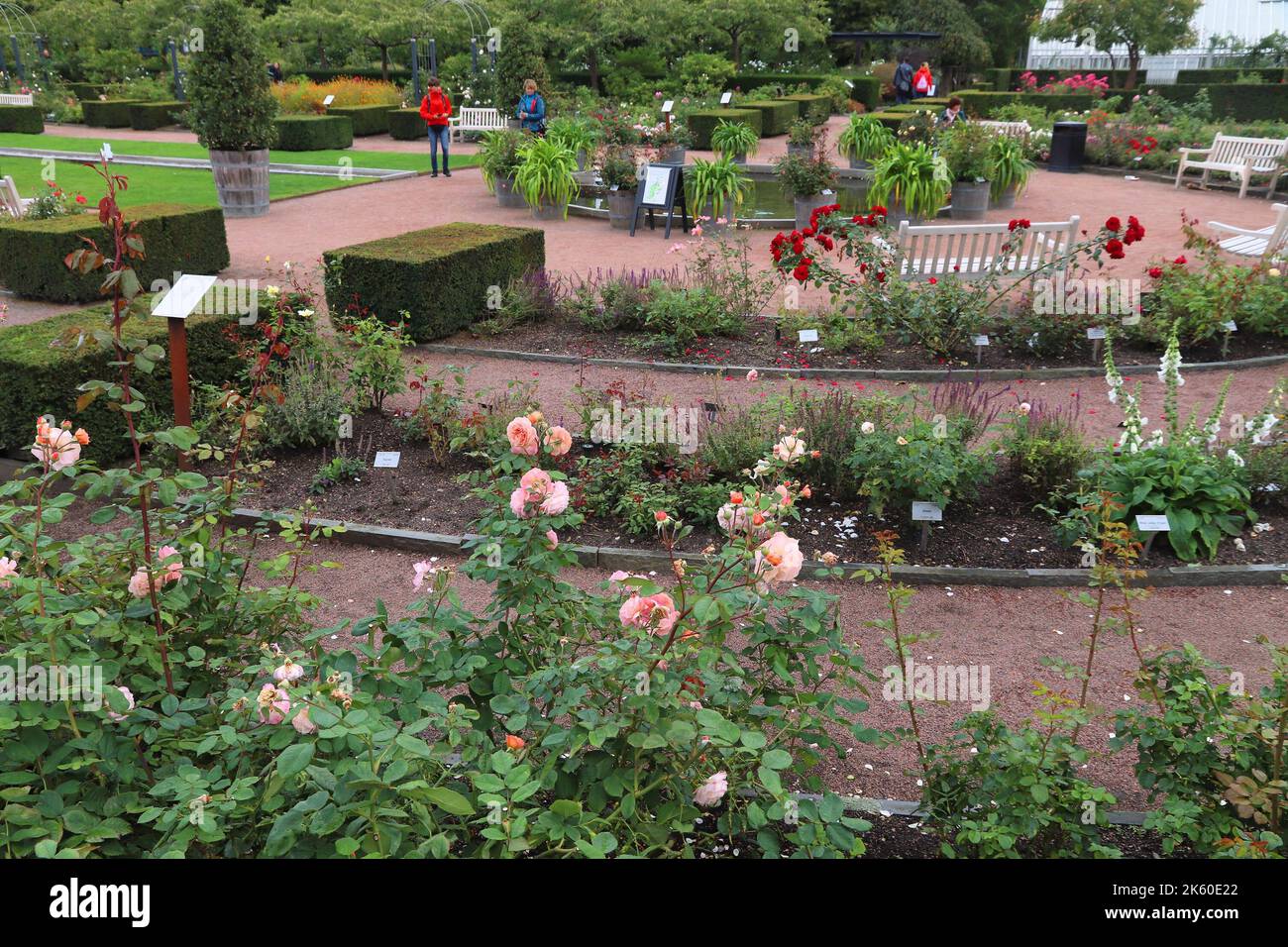 GOTHENBURG, SWEDEN - AUGUST 27, 2018: People visit Gothenburg Botanical ...