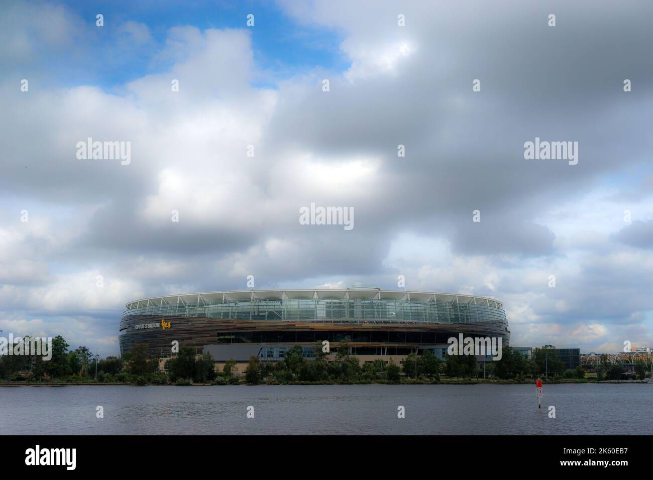 Perth, Australia - October 9, 2022 The Optus Stadium in Perth, Western ...