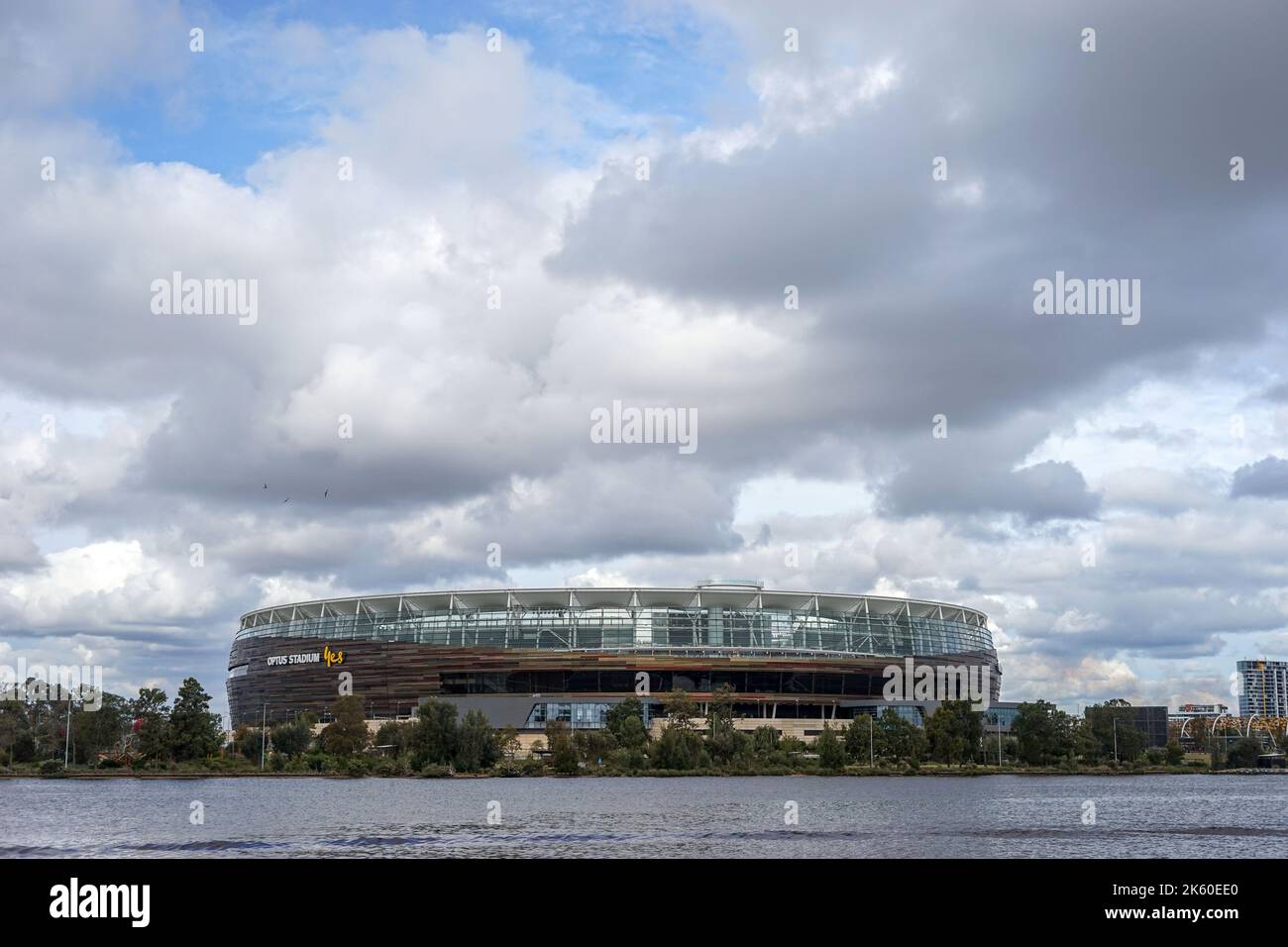 Perth, Australia - October 9, 2022 The Optus Stadium in Perth, Western ...