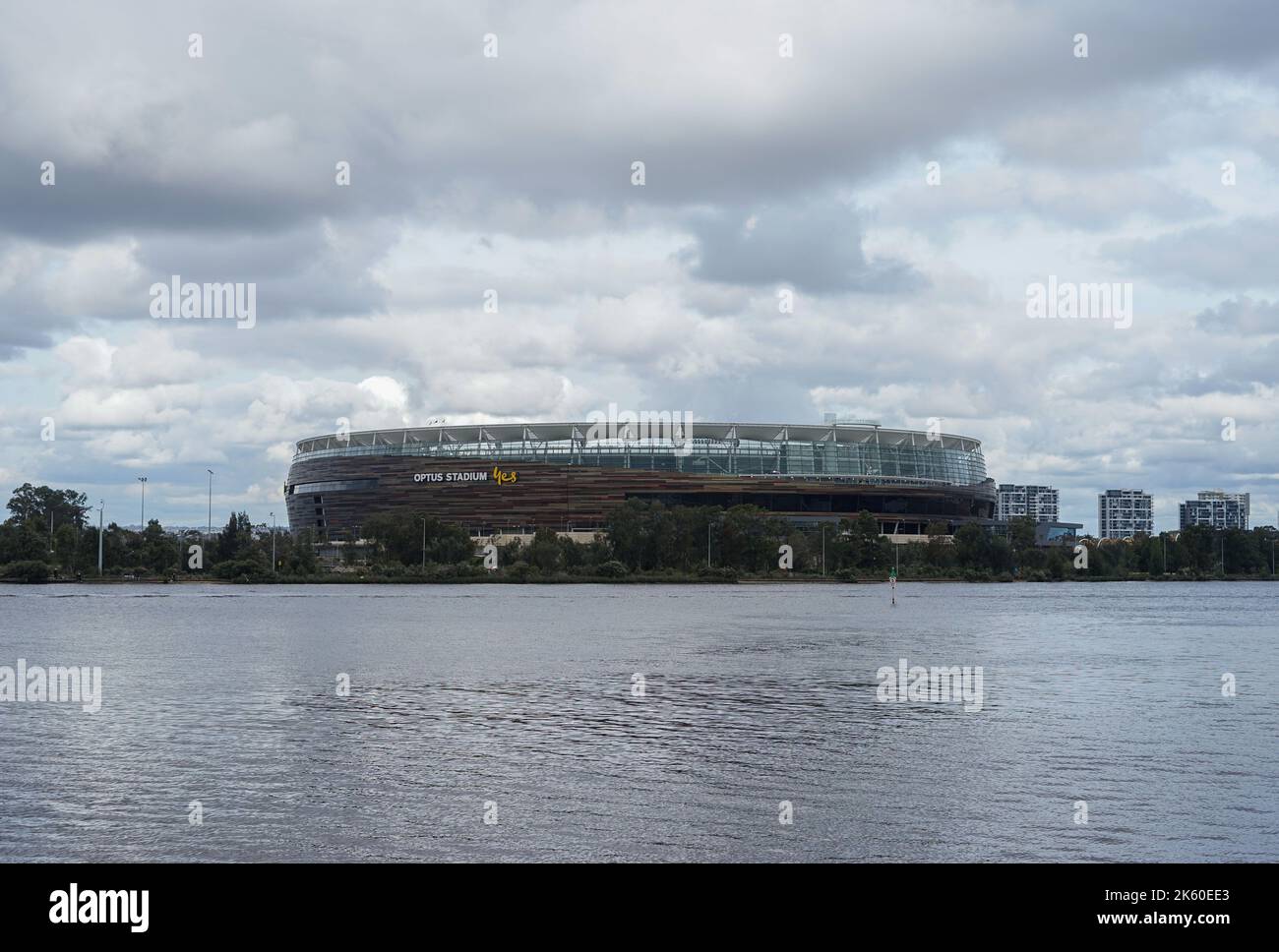 Perth, Australia - October 9, 2022 The Optus Stadium in Perth, Western ...