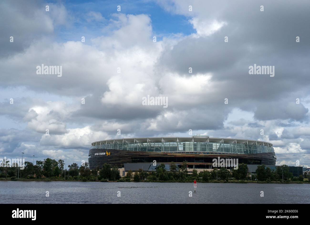 Perth, Australia - October 9, 2022 The Optus Stadium in Perth, Western ...