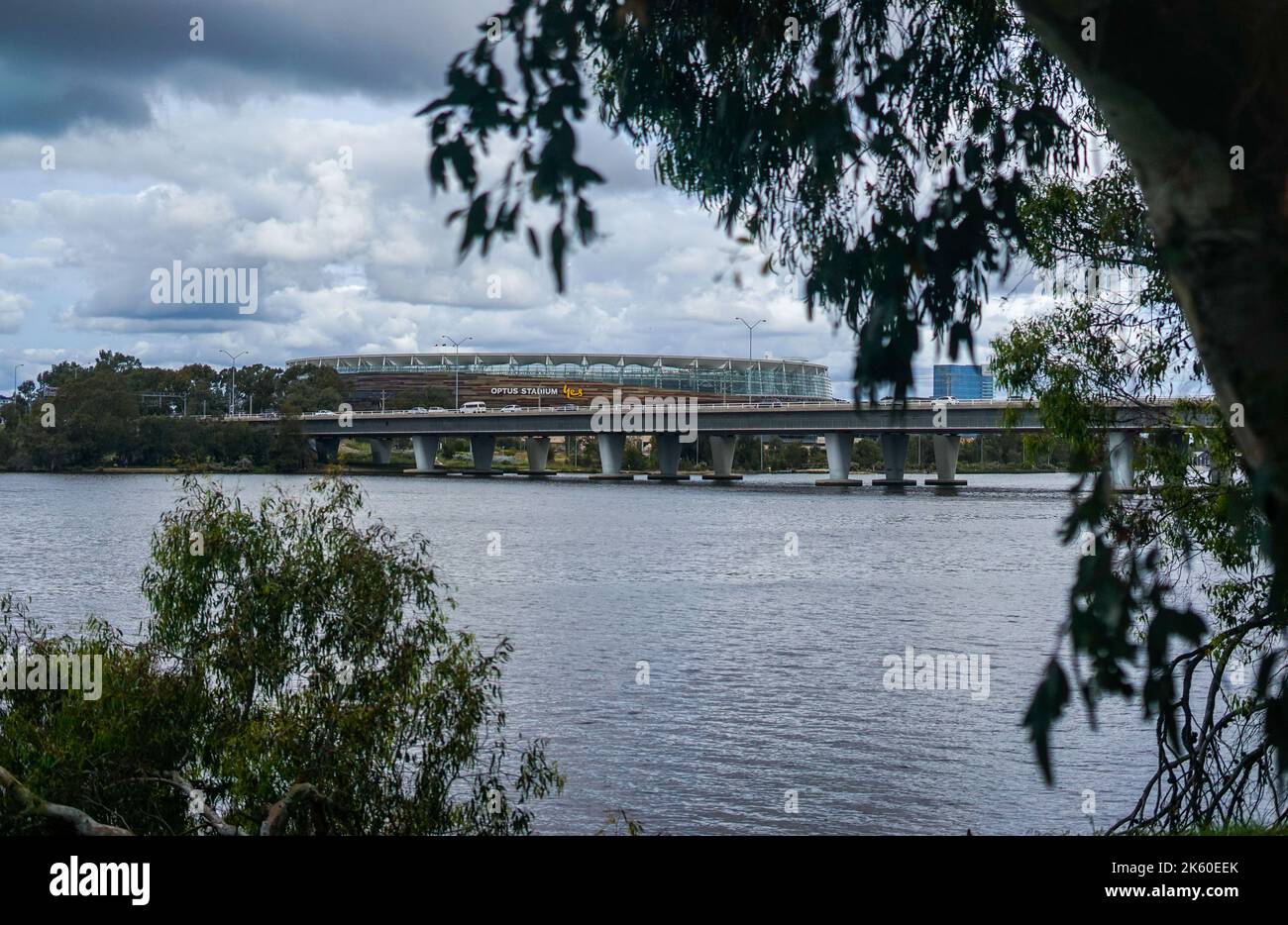 Perth, Australia - October 9, 2022 The Optus Stadium in Perth, Western ...