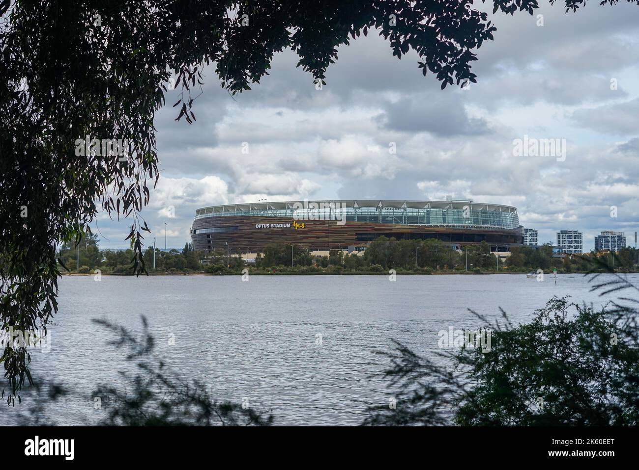 Perth, Australia - October 9, 2022 The Optus Stadium in Perth, Western ...