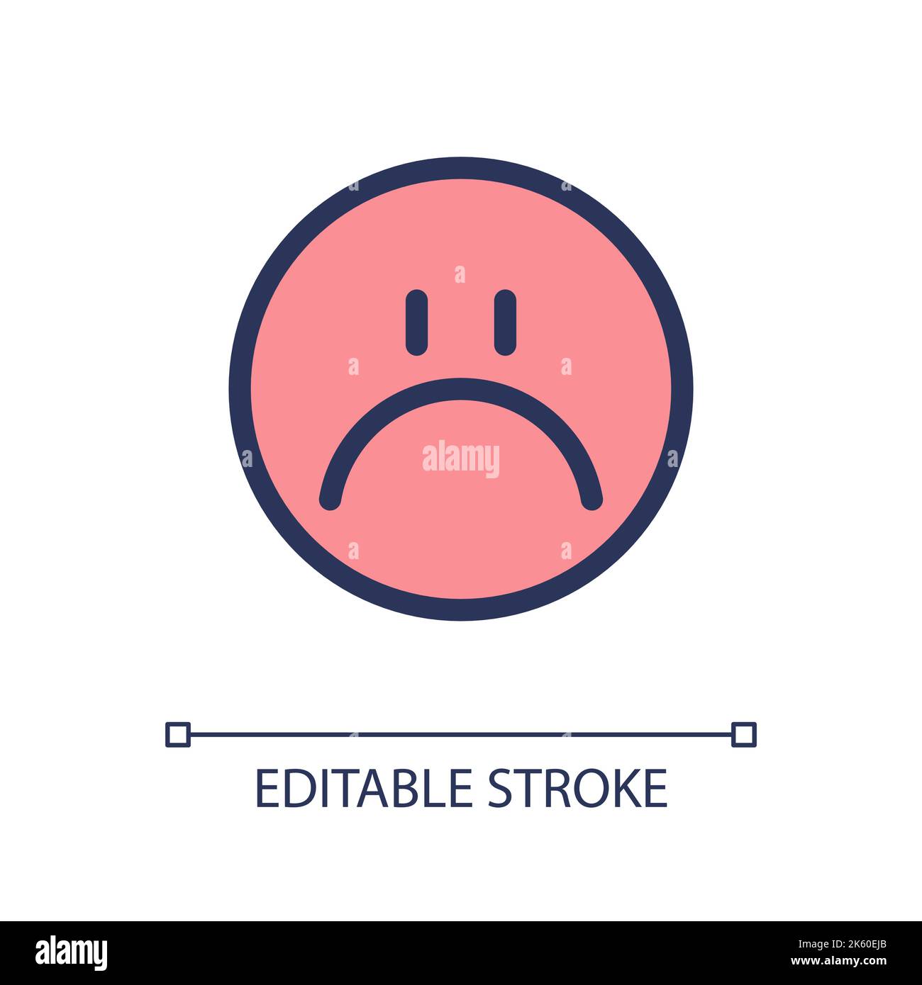 Phone sad emoji Cut Out Stock Images & Pictures - Alamy