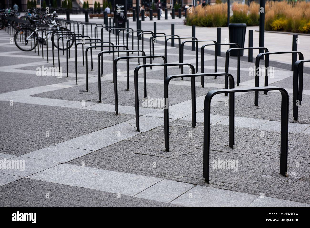 Metal bike racks hi-res stock photography and images - Alamy