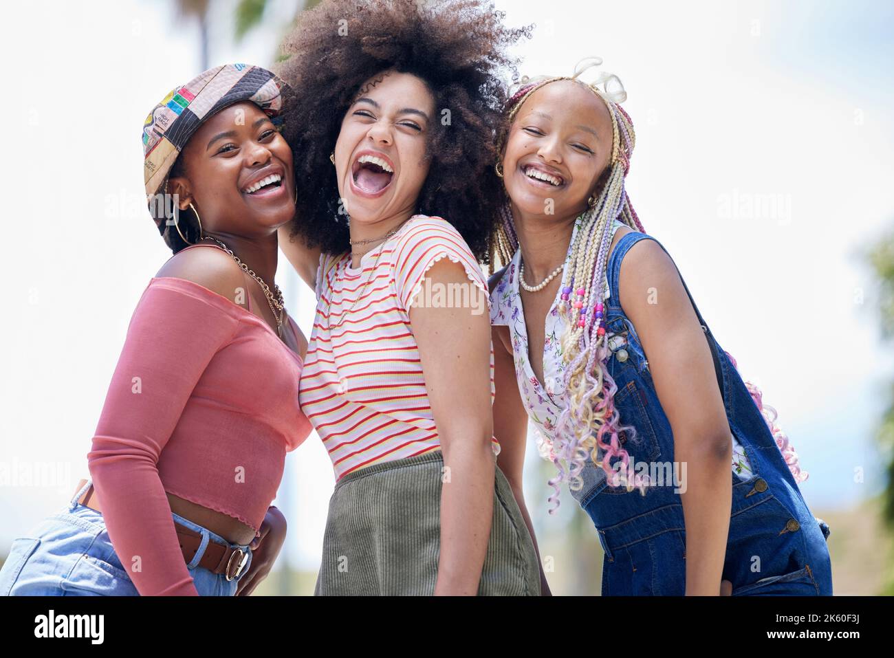 Black Friends Laughing Together