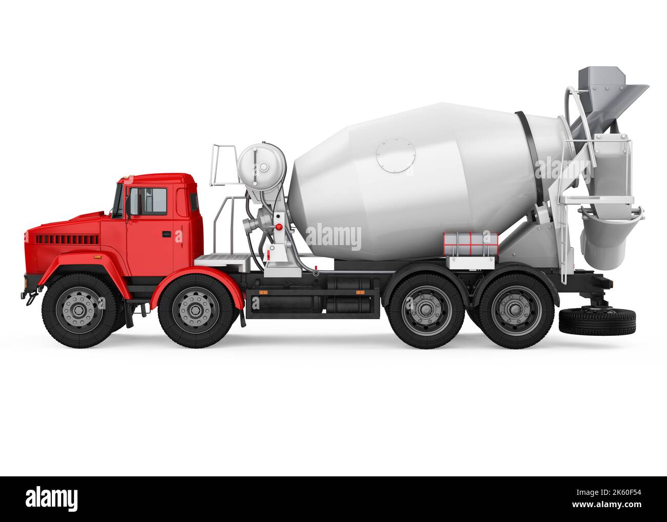 Cement concrete mixer truck hi-res stock photography and images - Alamy