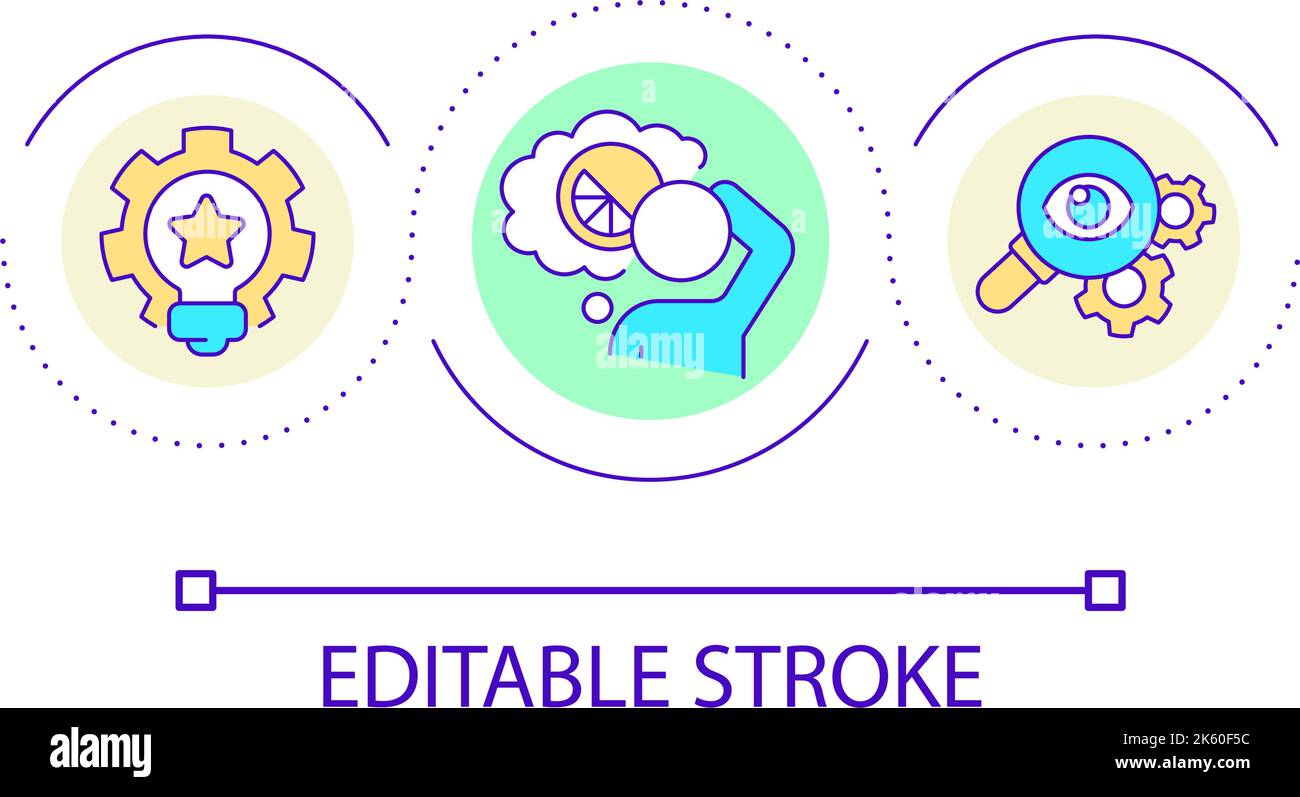 Creating own brand loop concept icon Stock Vector Image & Art - Alamy Creating own brand loop concept icon Stock Vector Image & Art - Alamy