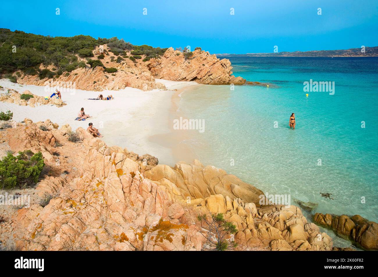 Cala Ciaccaro or Cala Soraya, Spargi, Pulcinella Sailboat, Delphina ...