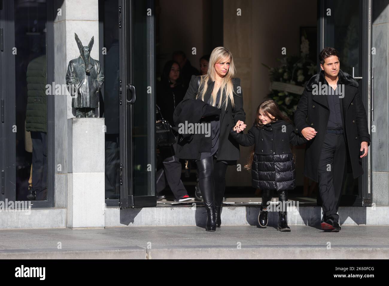 Illustration shows the funeral ceremony for Franco Dragone, Italian ...