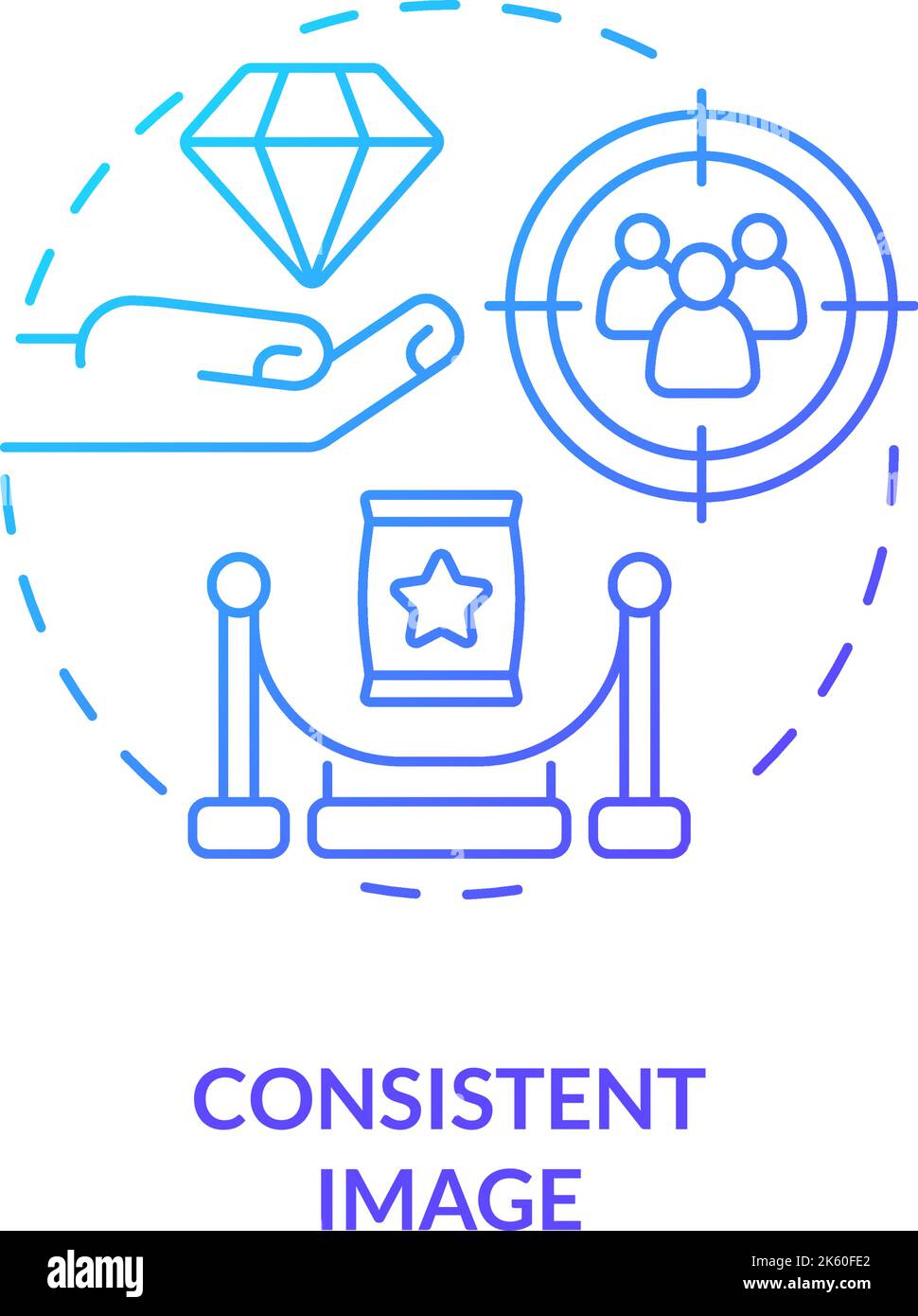 Consistent image blue gradient concept icon Stock Vector Image & Art ... Consistent image blue gradient concept icon Stock Vector Image & Art ...