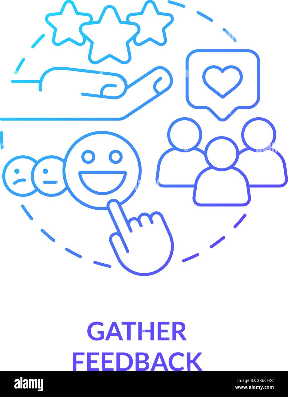 Gather feedback blue gradient concept icon Stock Vector Image & Art - Alamy Gather feedback blue gradient concept icon Stock Vector Image & Art - Alamy