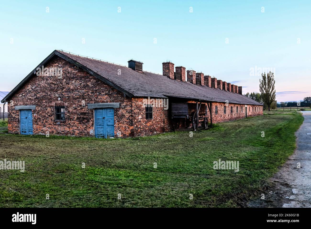 Oswiecim, Poland - October 07, 2022 Birkenau, the largest concentration ...