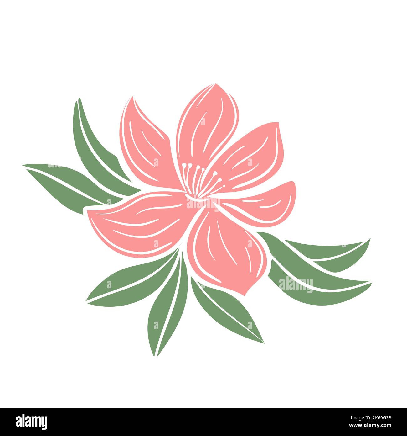 One Flower Clipart