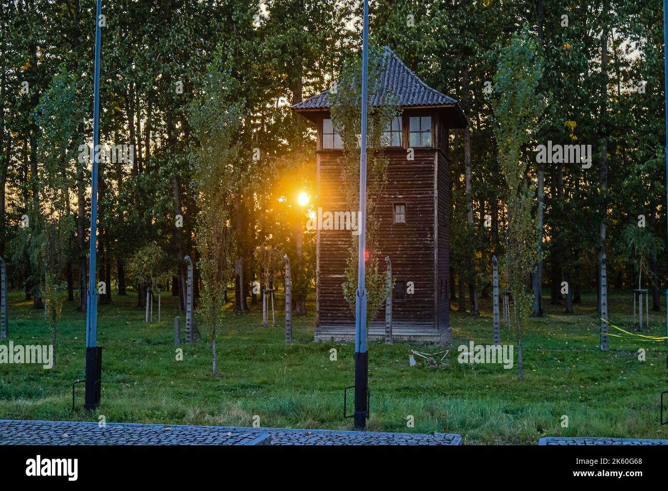 Oswiecim, Poland - October 07, 2022 Birkenau, the largest concentration ...