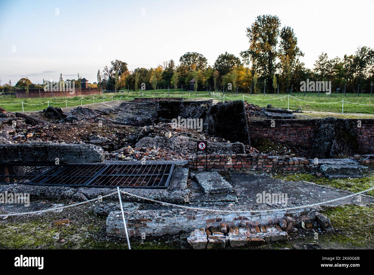 Oswiecim, Poland - October 07, 2022 Birkenau, the largest concentration ...