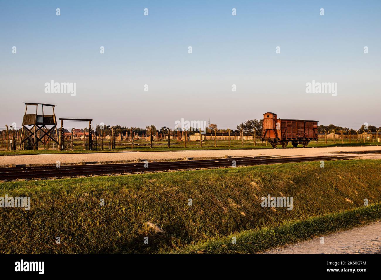 Oswiecim, Poland - October 07, 2022 Birkenau, the largest concentration ...