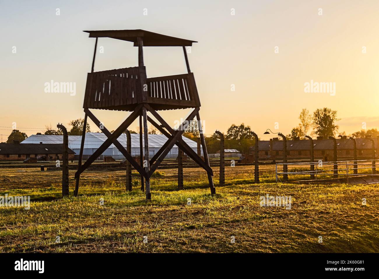 Oswiecim, Poland - October 07, 2022 Birkenau, the largest concentration ...