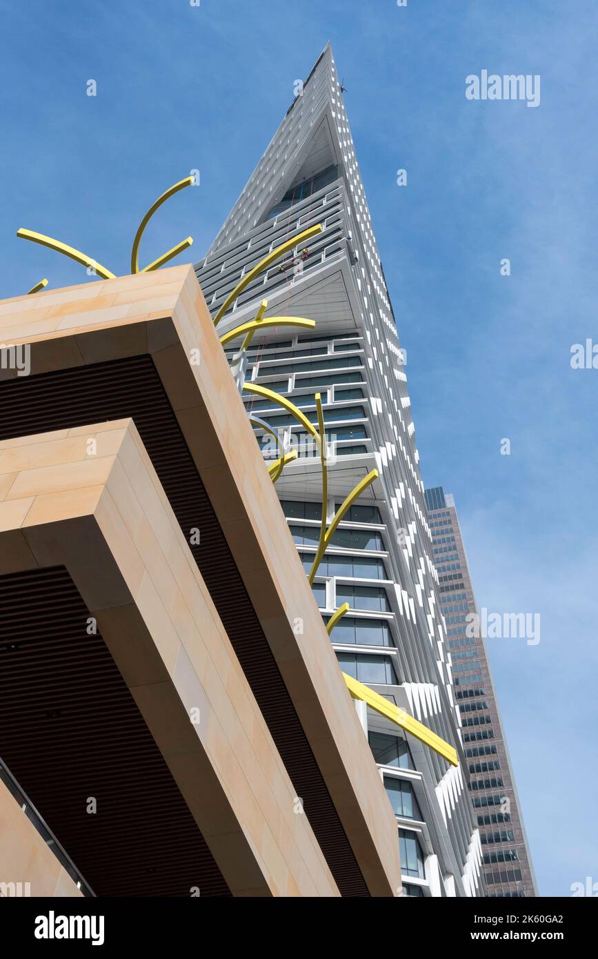 July 2022: The newly opened AMP Quay Quarter Tower located at 50 Bridge ...