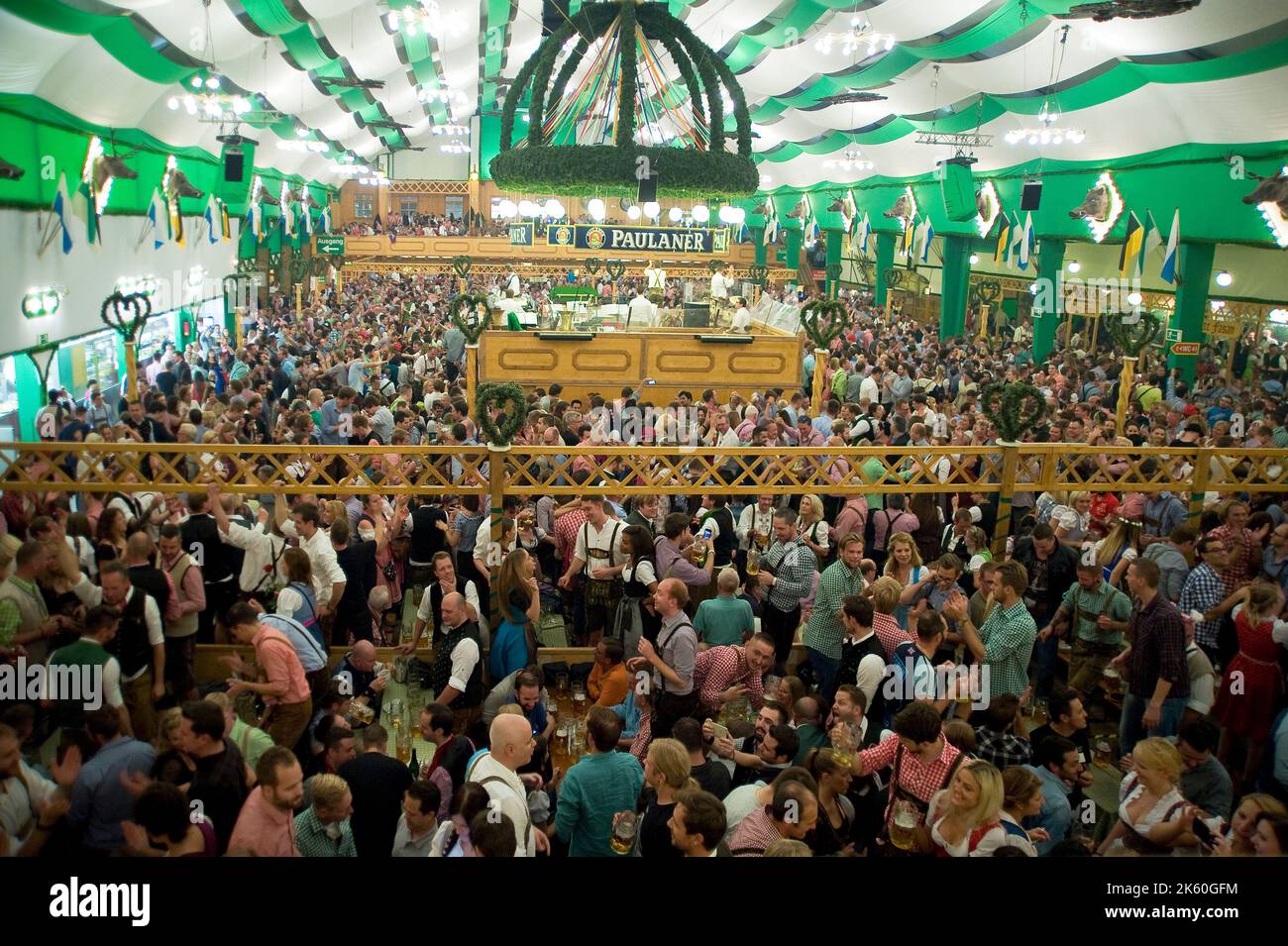 Oktoberfest, traditional german beer festival, Munich, Baviera, Germany ...