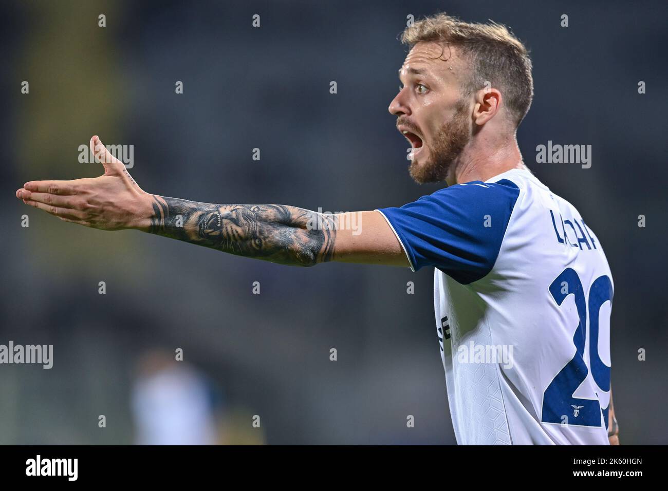Florence, Italy. 10th Oct, 2022. Manuel Lazzari (SS Lazio) during ACF ...