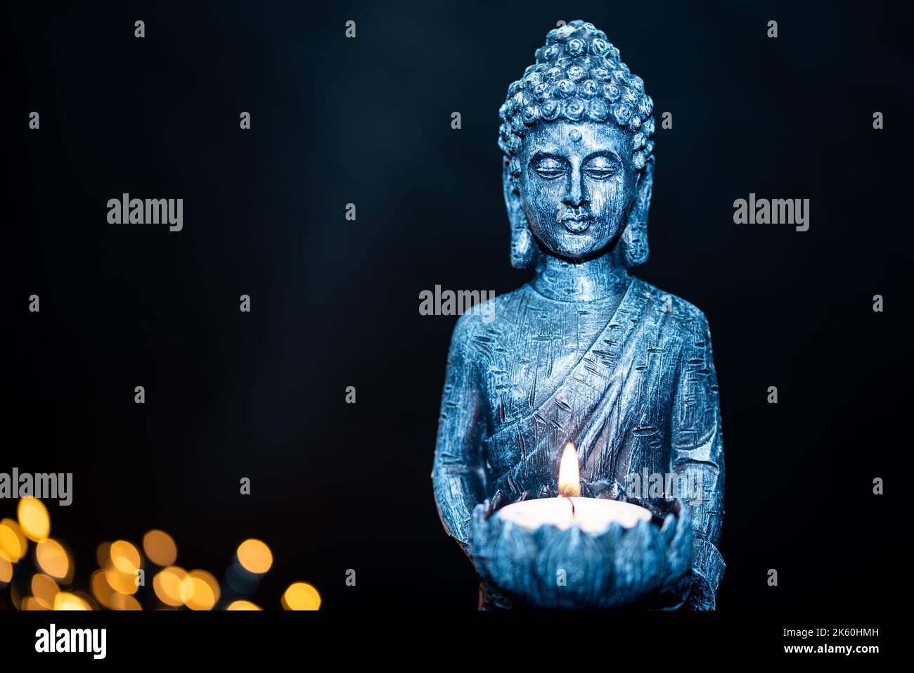 Netherlands. October 2022.buddha statue in calm rest pose. Shakyamuni ...