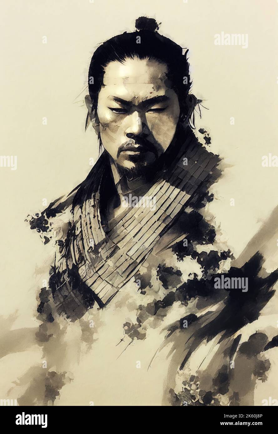 Samurai were the hereditary military nobility hi-res stock photography ...