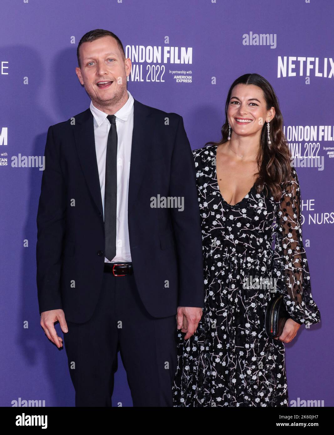 London, UK. 10th Oct, 2022. Tobias Lindholm and Caroline Blanco seen ...
