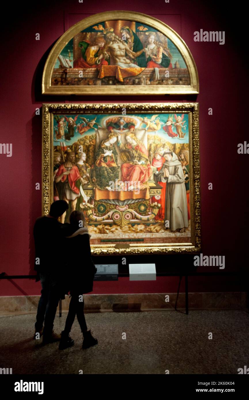 Pinacoteca di Brera picture gallery, Milan, Lombardy, Italy, Europe ...