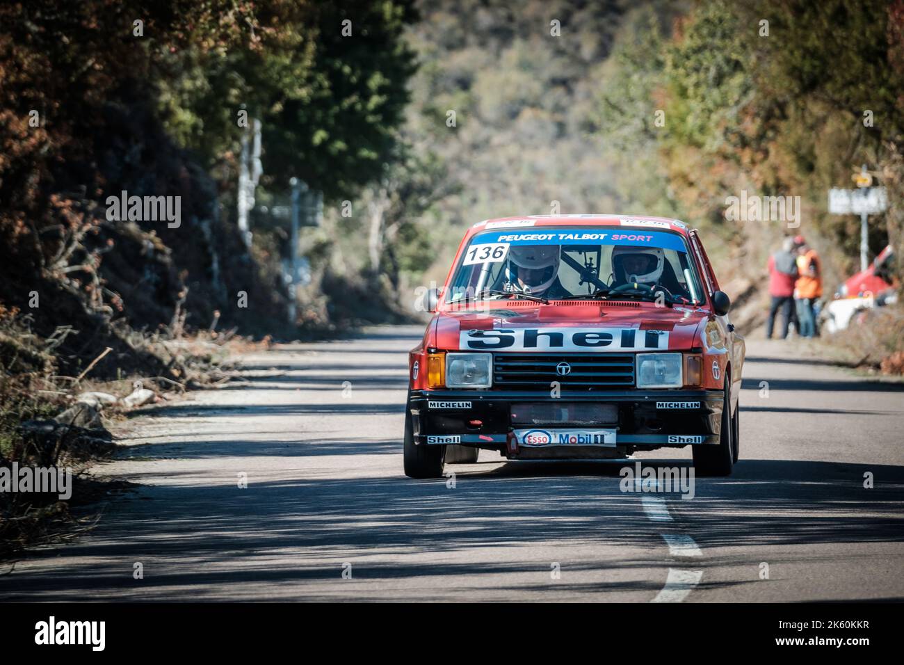 Novella, Corsica, France - 7th October 2022: Stephane Toulon and Tony ...