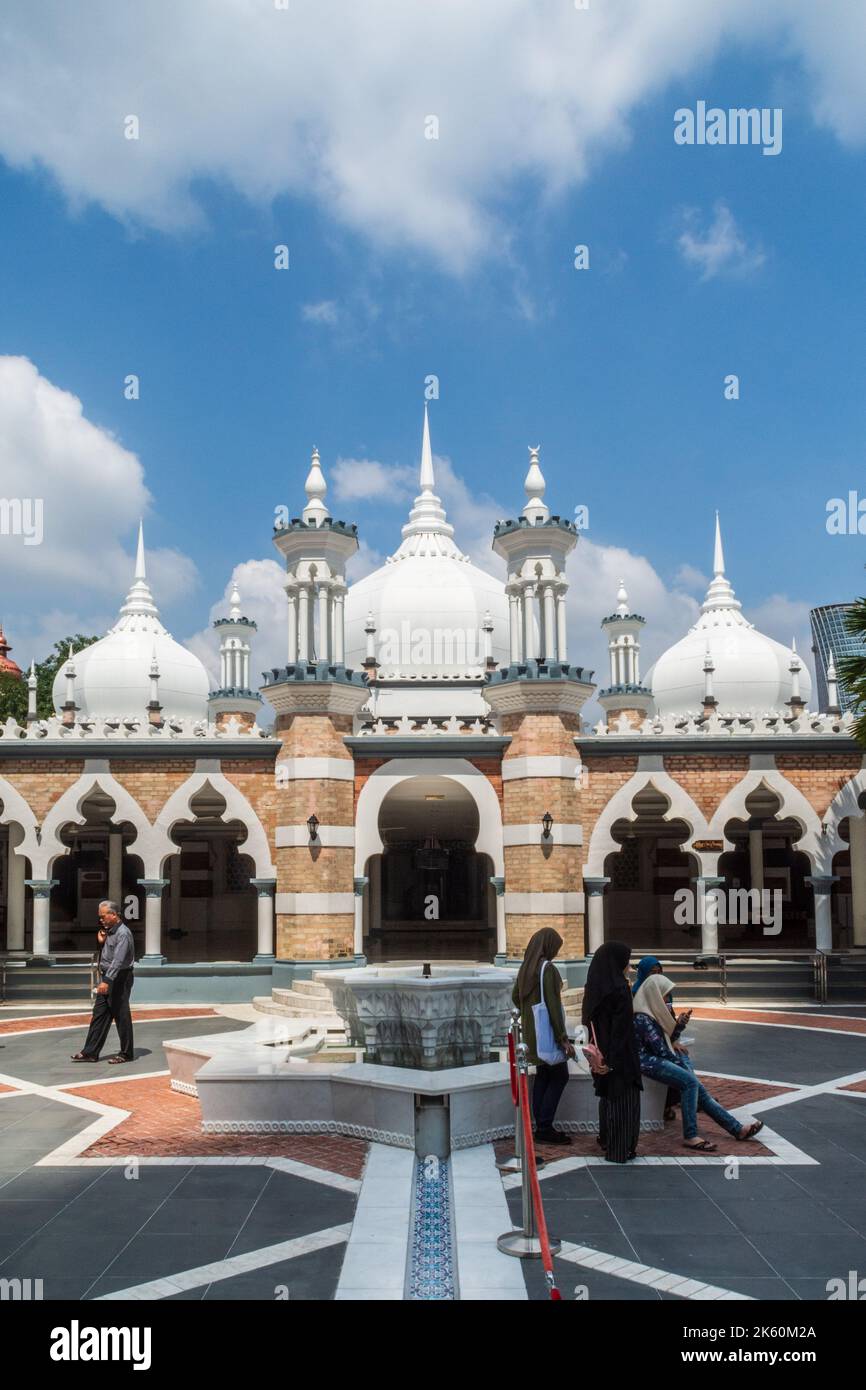 Kuala Lumpur, Malaysia - February 4th 2018: Jamek Mosque, officially ...