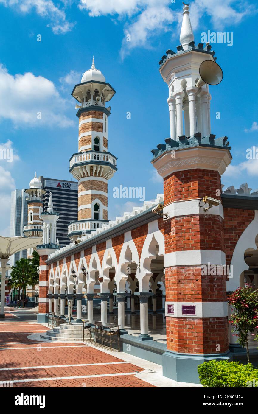Kuala Lumpur, Malaysia - February 4th 2018: Jamek Mosque, officially ...